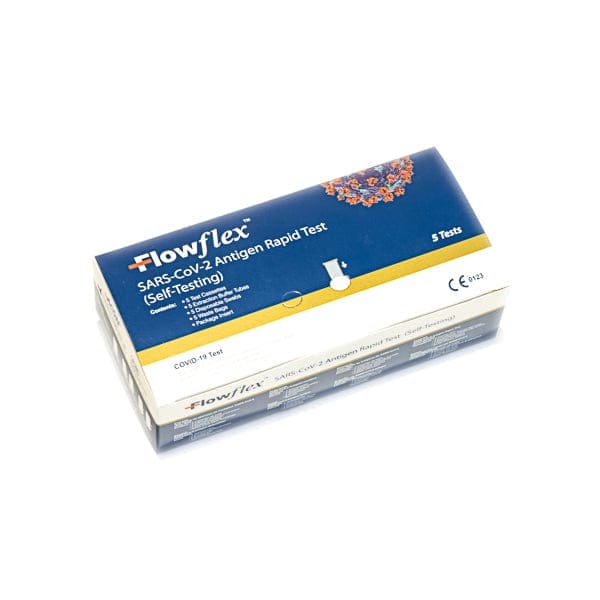 Flowflex Covid Self-Tests 5 Pack Carton Of 120 Packs
